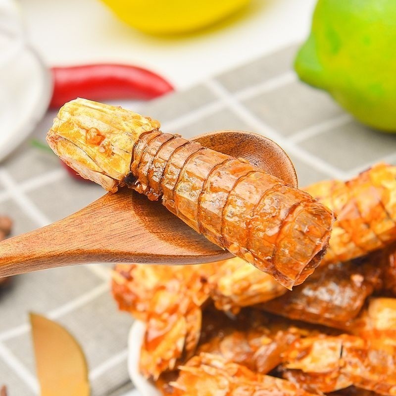 ZEJUN Qingdao specialty spicy Pippi shrimp ready-to-eat crispy shrimp ...