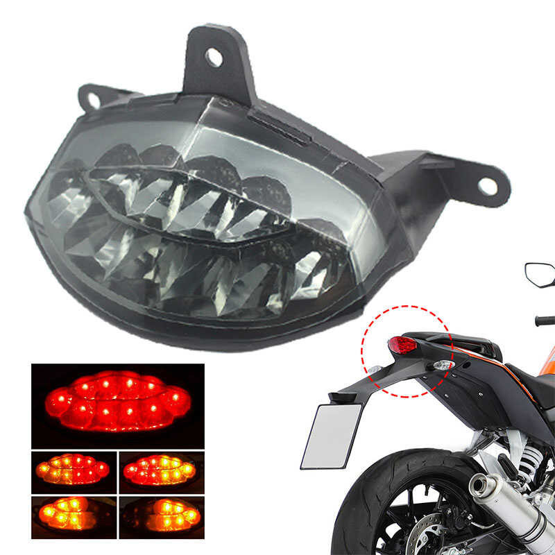 Para sa KTM Motorcycle LED Tail Brake Light Turn Signal Integrated ...