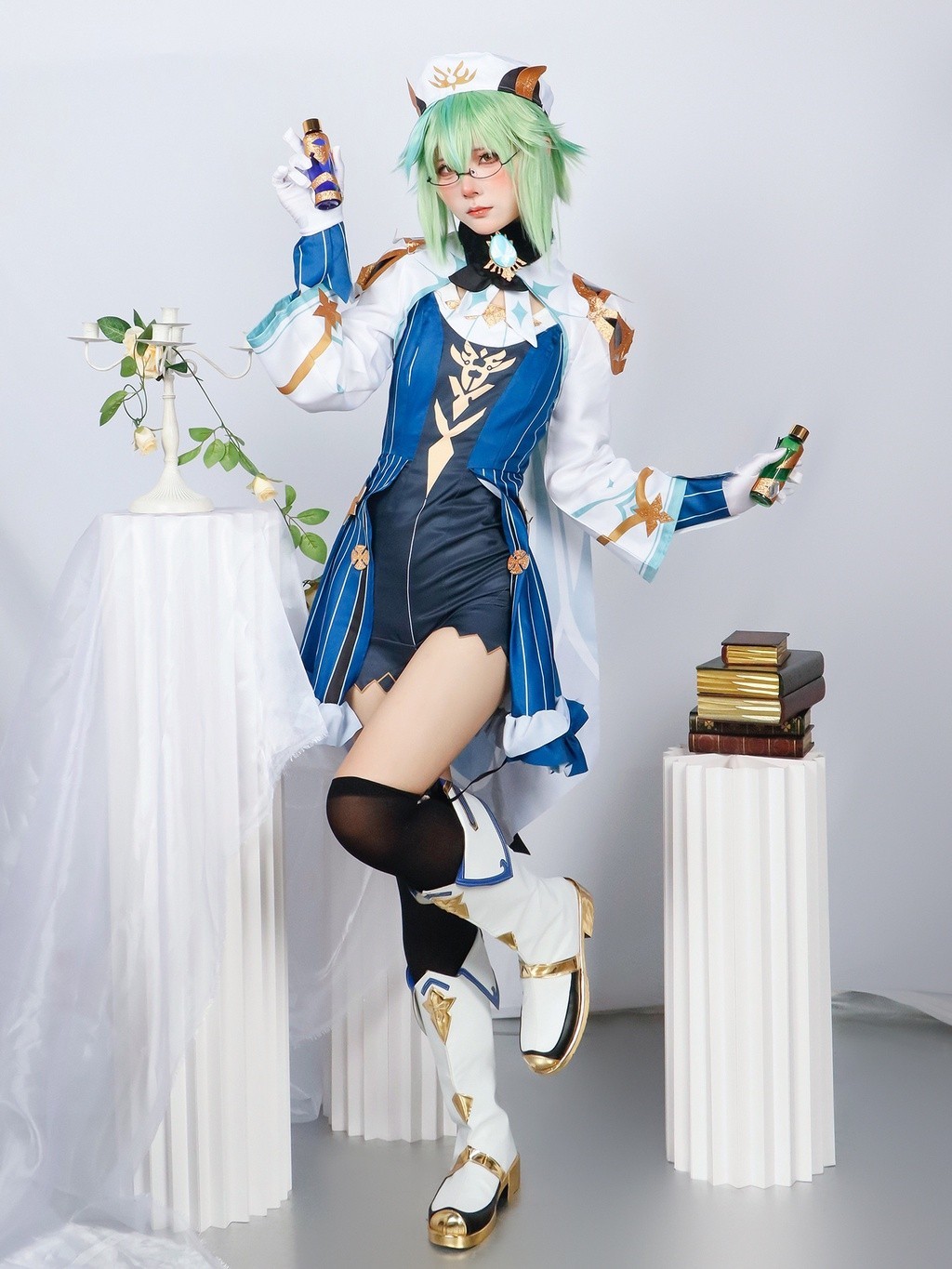 [Wetrose] Genshin Impact Sucrose Cos Suit Anime Game Women's Suit Plain ...