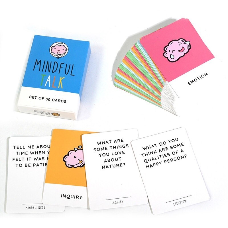 MINDFULNESS GAME FOR KIDS: MINDFUL TALK CARDS | Shopee Philippines