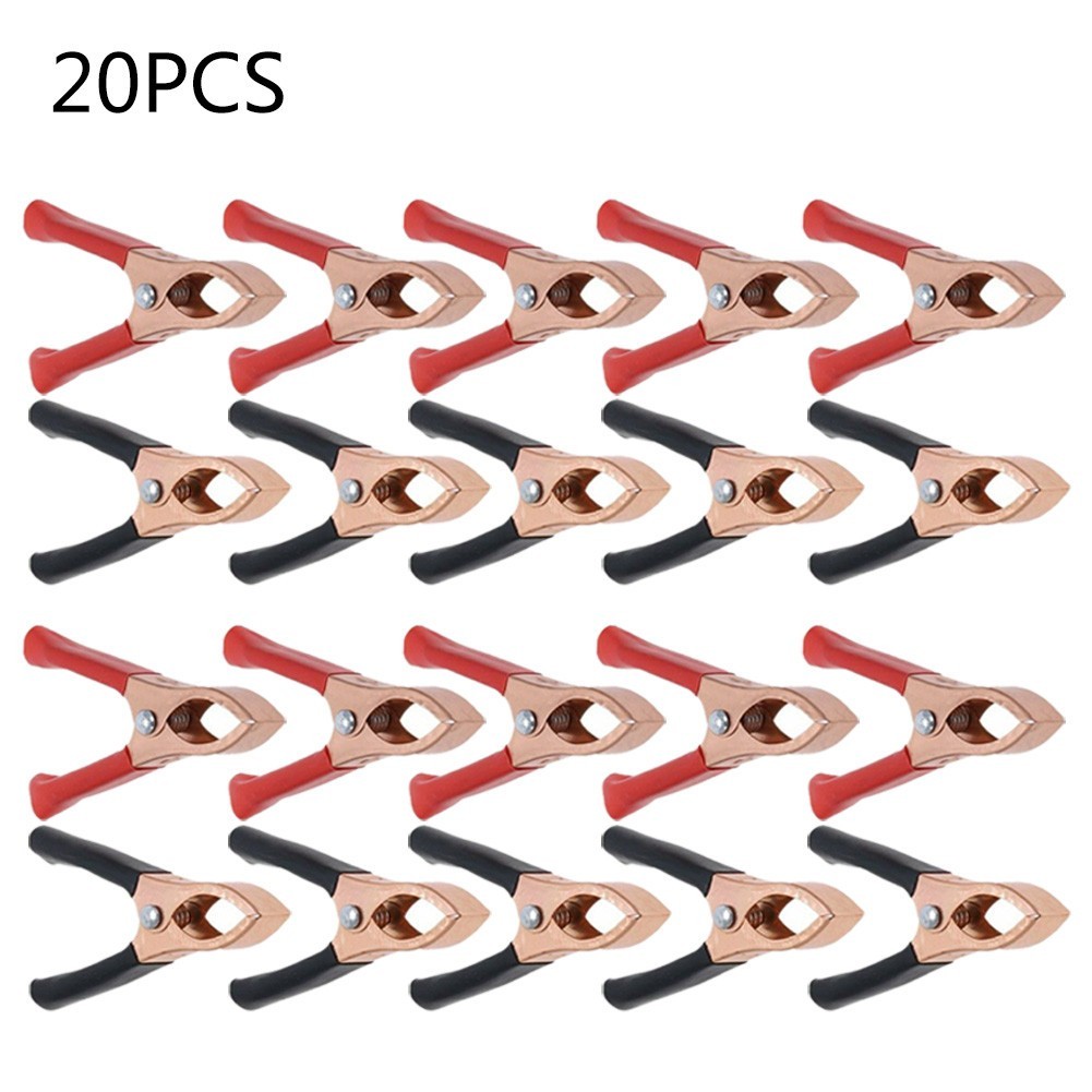 OURLOVE-PH ️30A Car for Alligator Clips Battery Clamps Crocodile Clip ...