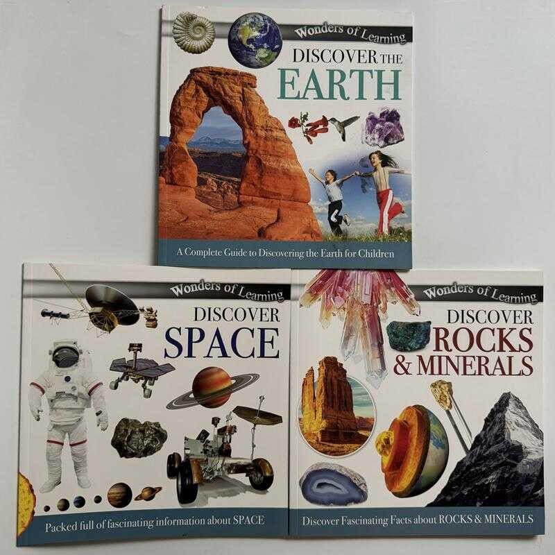 3 original English wonders of learning discovery encyclopedia knowledge ...