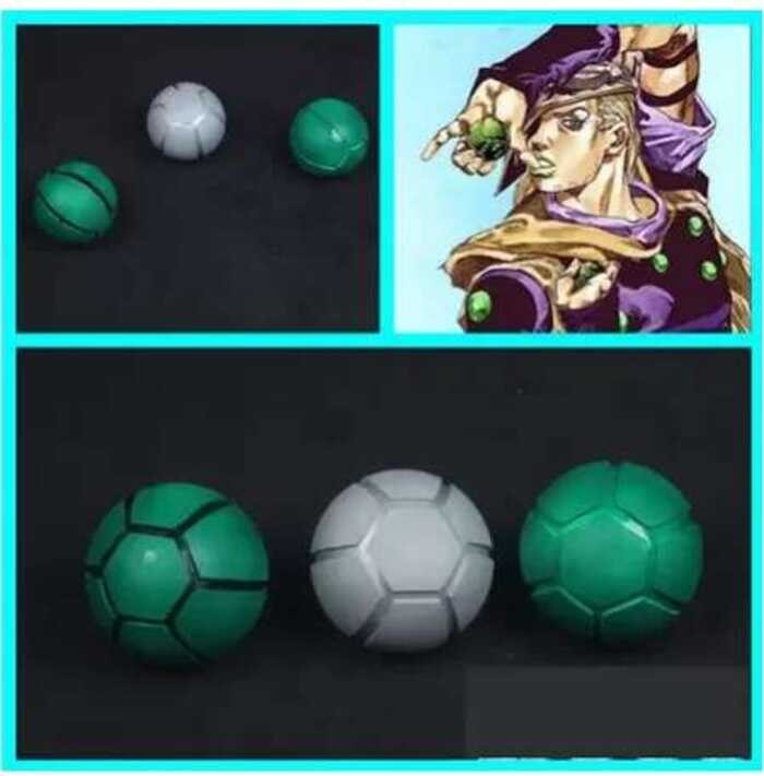 LY Anime Jojo Bizarre Adventure Run Gyro Zeppeli Iron Steel Ball ...