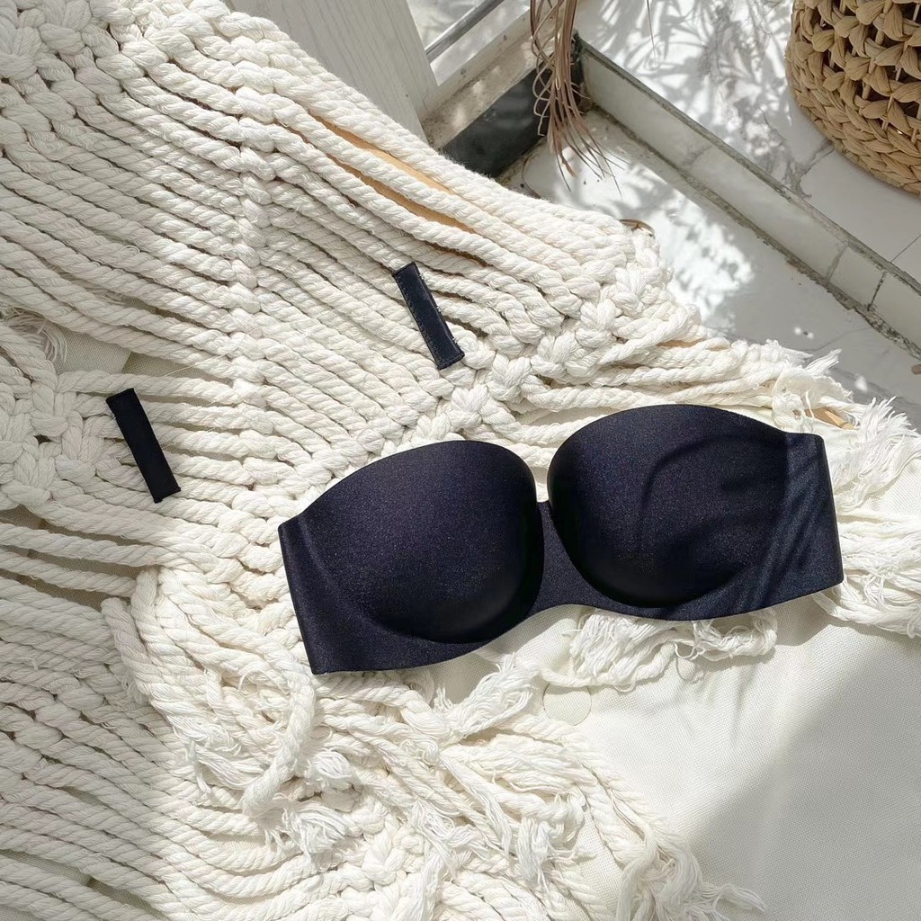 Women Strapless Bras Bralette Breathable Underwear Seamless Lingerie ...