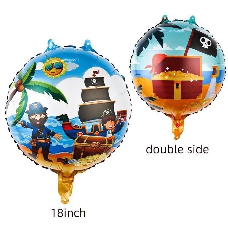 One Piece Birthday Decoration Balloon Set Boy Party Decor Latex Foil ...