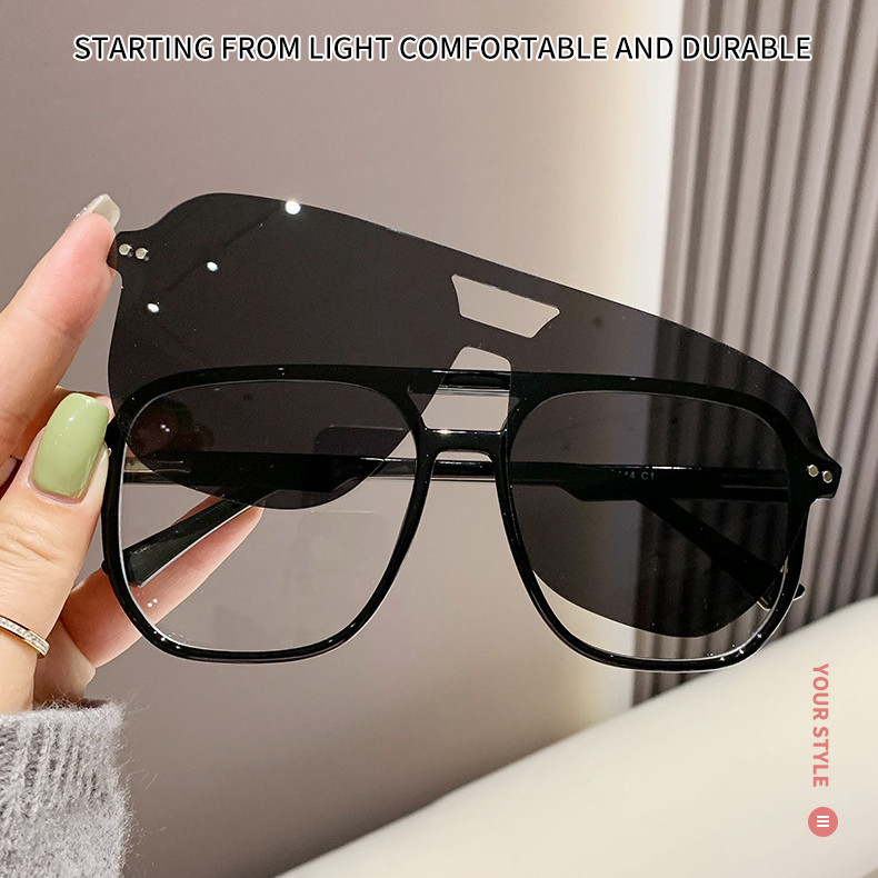 New fashion magnetic glasses New TR90 polarized advanced UV sunglasses ...