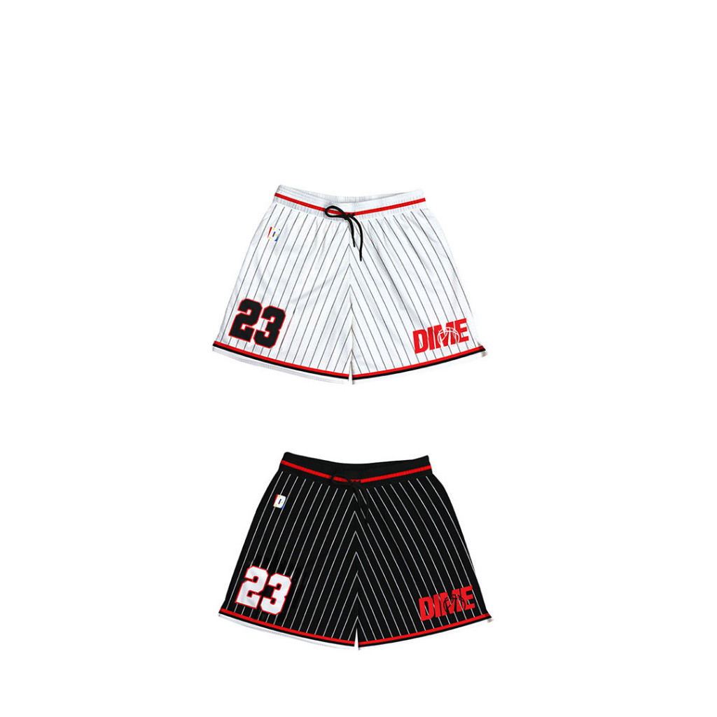 Dime - Bulls Stripe (Mesh Short - Black/White) | Shopee Philippines