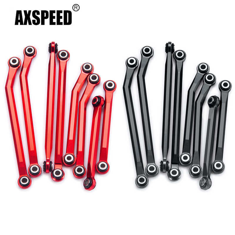 AXSPEED TRX4M Aluminum Alloy High Clearance Chassis Linkage Link Rods ...