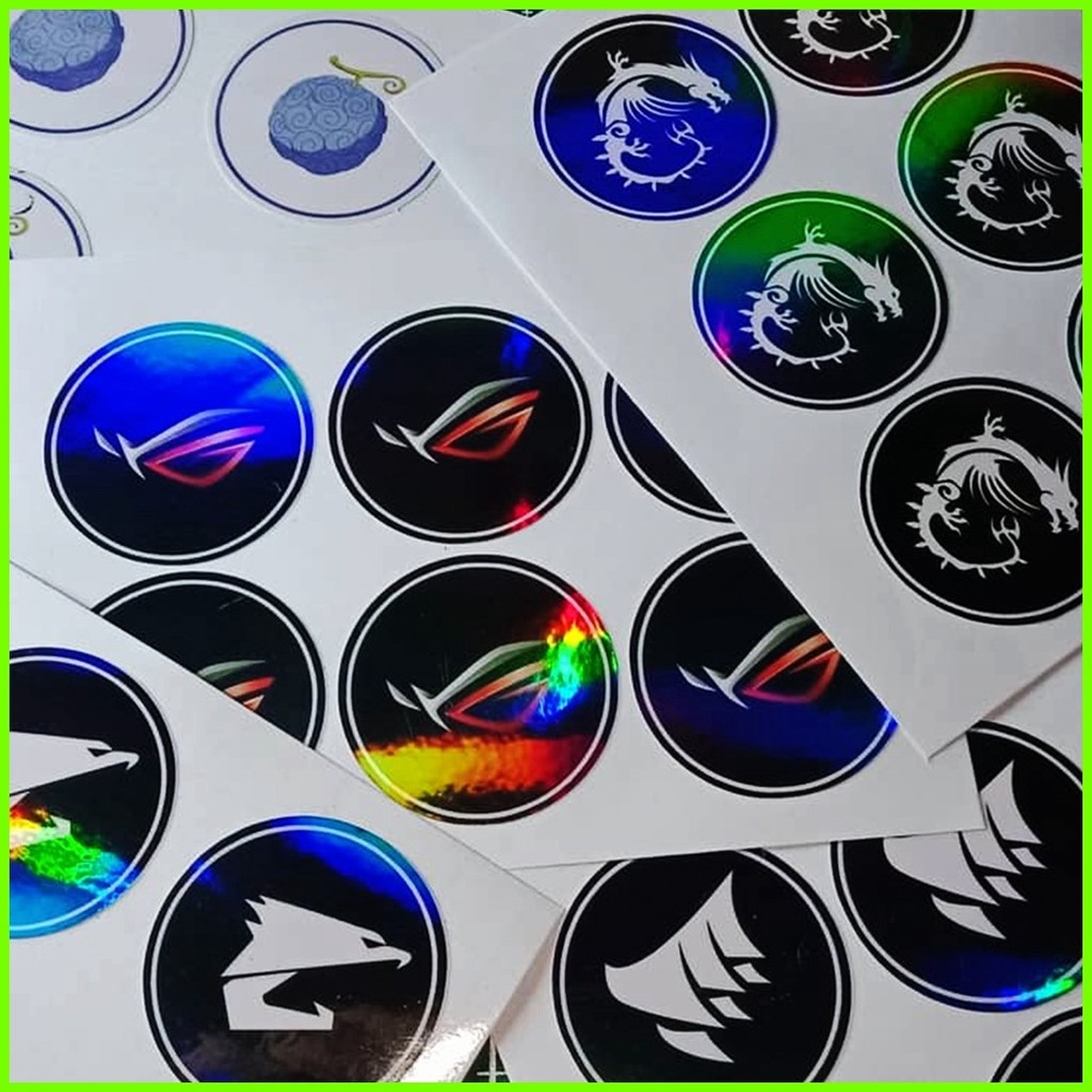 ♥ PC Case Fan Stickers 6pcs for 120mm fan | Stickers Only | Customize ...