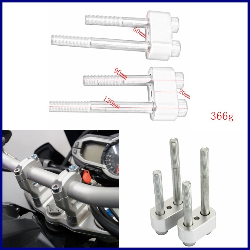 Motorcycle Handlebar Riser Handlebar Clamp Adapter For Explorer 1200 XC ...