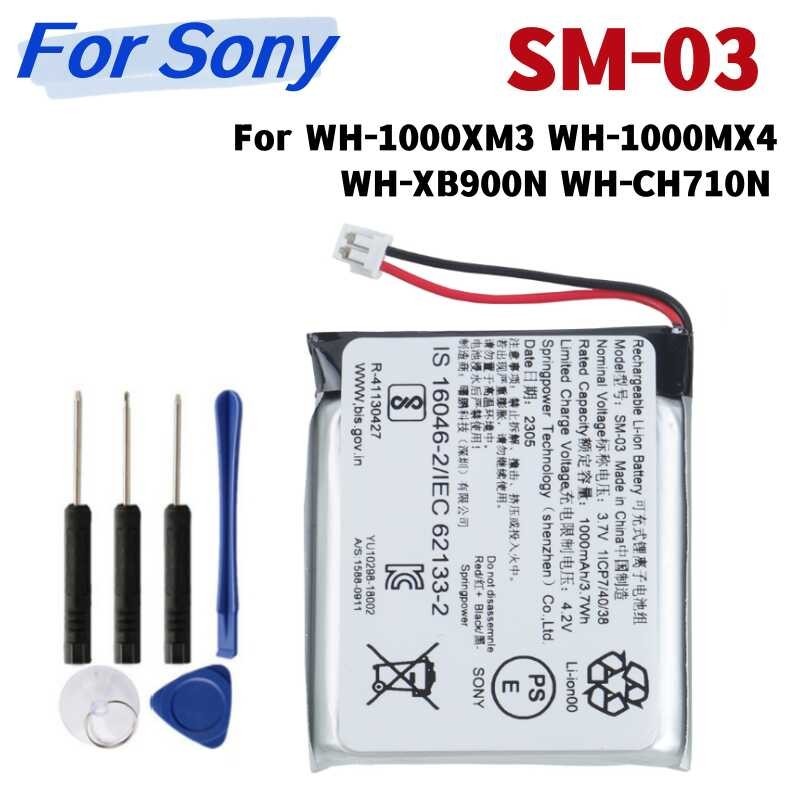 SM-03 Orihinal na 1000 mAh Battery SM-03 Para sa Sony WH-1000XM3 WH ...