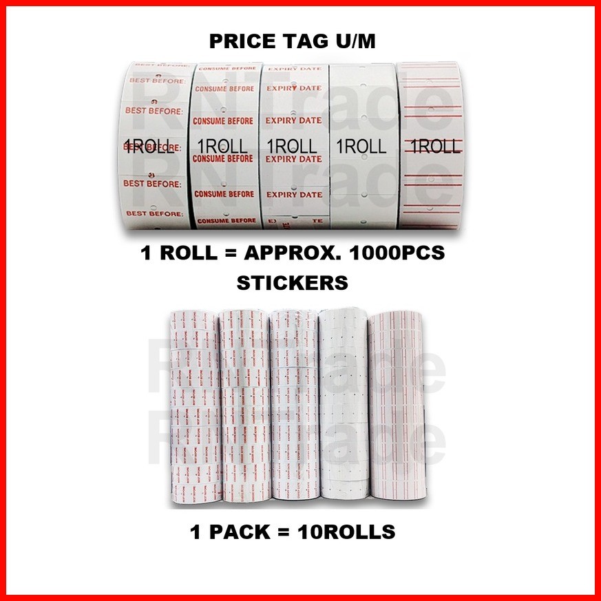 ஐ 10 Rolls Price Tag Date Sticker Label Tag - Best Before / Expiry Date ...
