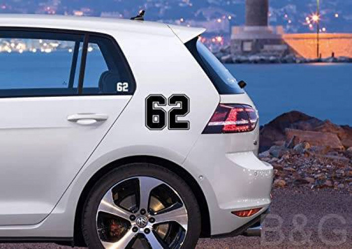 Custom numbers 0-99 decals | Choose your numbers | Racing Numbers | Car ...