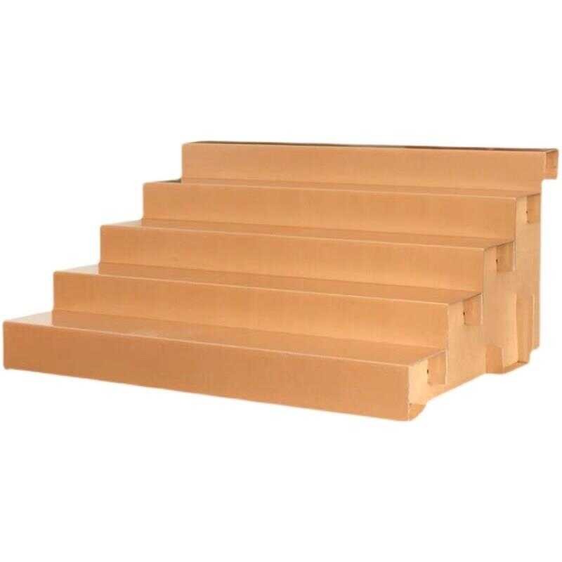 Fruit Shop Cardboard Shelves Display Shelves Ladder Display Shelves H ...