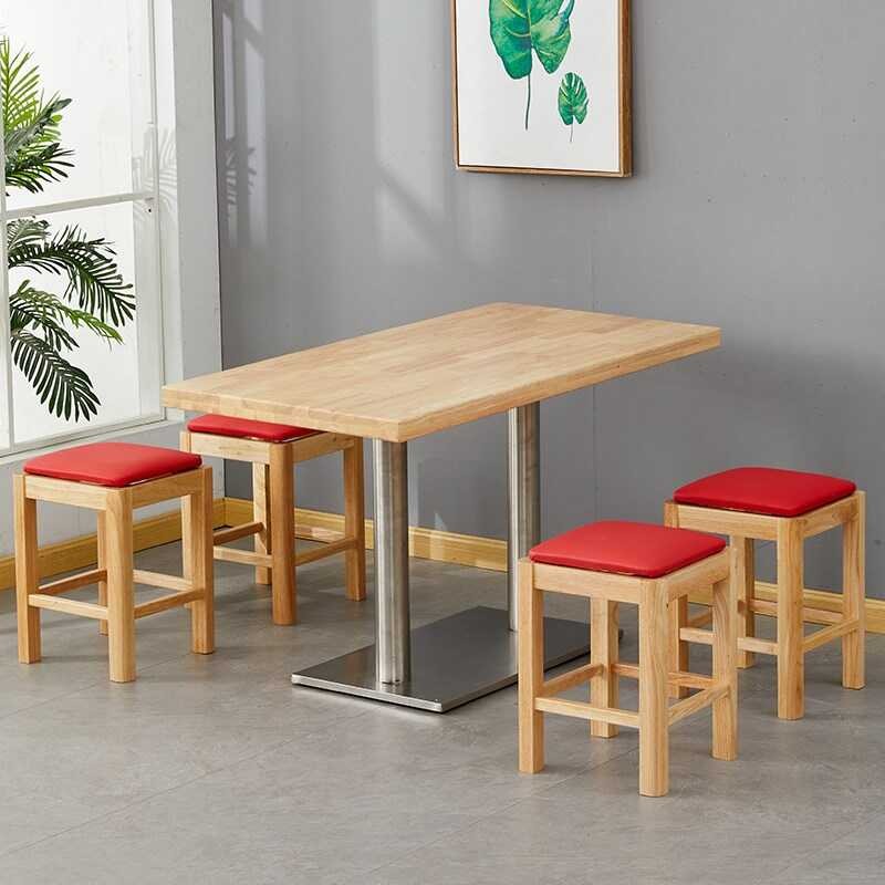 Commercial solid wood fast food snack bar noodle restaurant coffee shop ...
