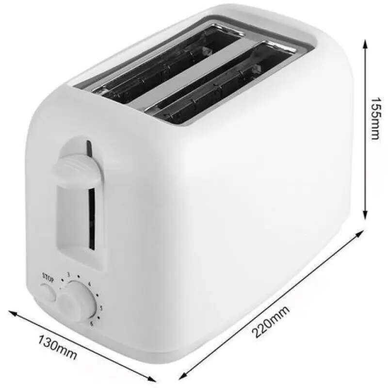 Retro Smart Electric Mini Oven Auto Pop-Up 2 Slices Sand Bread Toaster ...