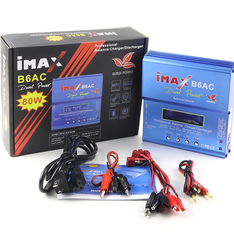 IMAX B6AC 80W Multifunction Intelligent Balance Charger Lithium battery ...