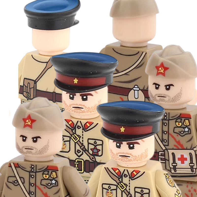 Mga Figures Ww2 Soviet Union Na Binuo Ng Mga Block Military Officer ...