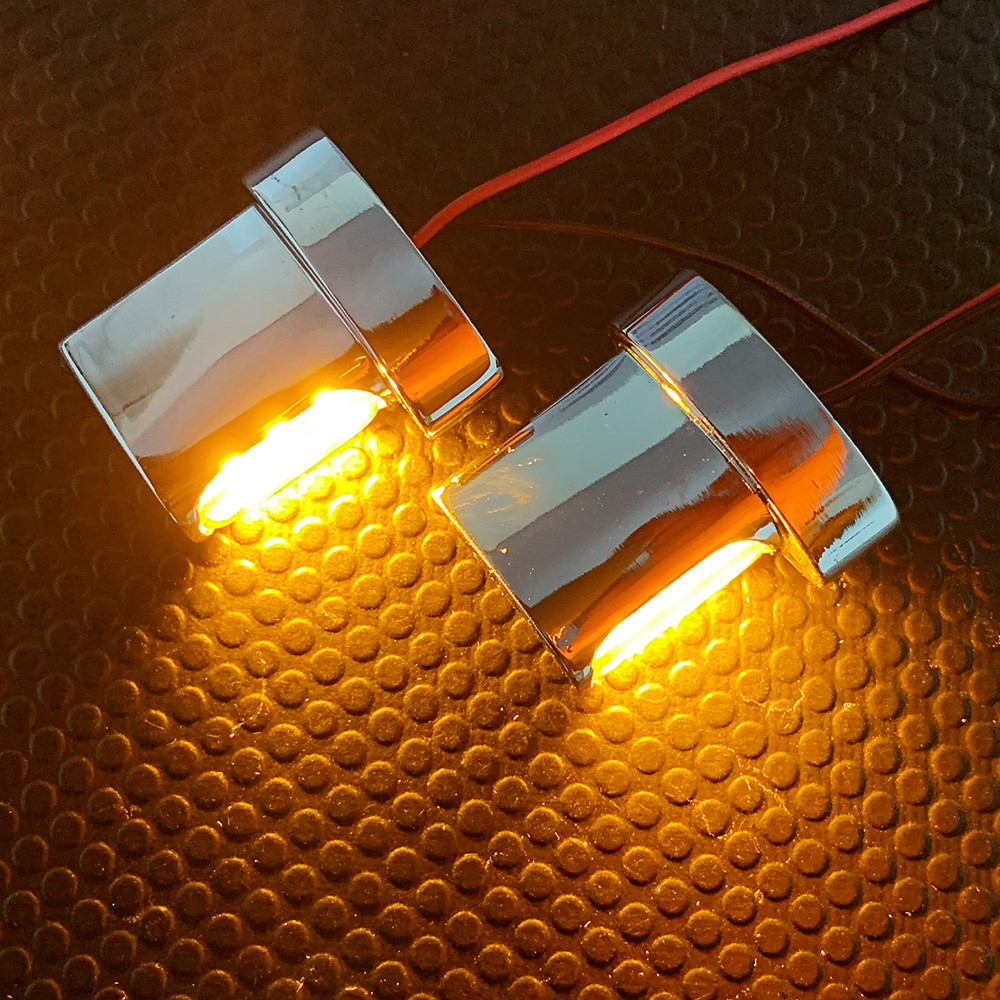 Motorcycle Mini Led Rear Turn Signal Light Lamp Smoke Blinker ...