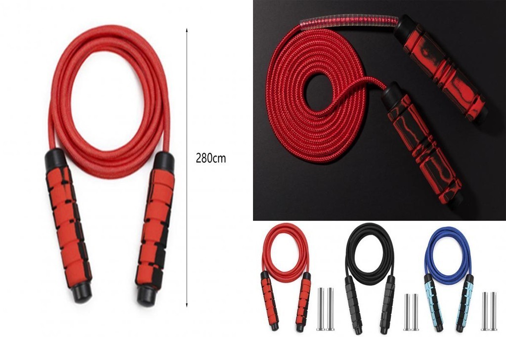 [AM] Adjustable Jump Rope Sporting Goods Jump Rope with Load Bearing ...