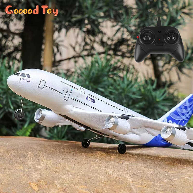 3Ch 2Ch A380 Rc Plane Glider Airplanes Remote Control Foam Aircraft ...