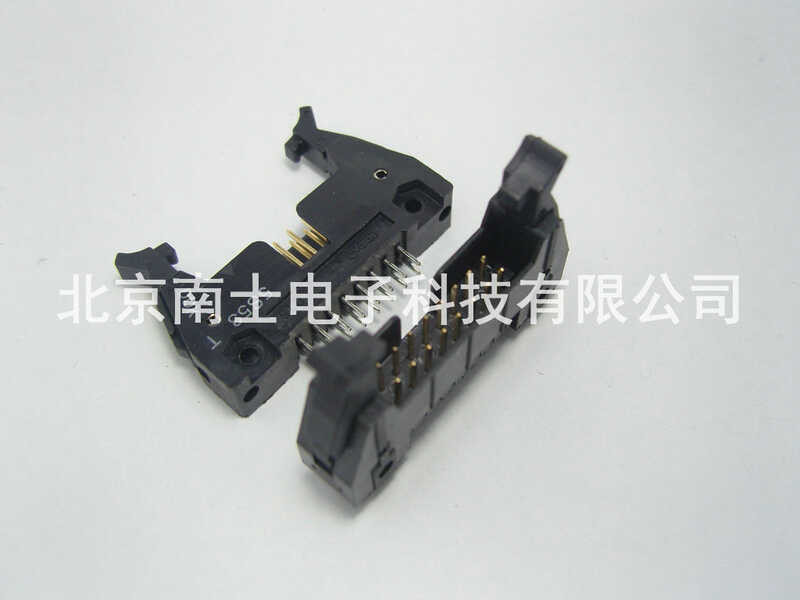 DDK DC2-16P straight pin ISP connector JTAG horn socket 2.54mm pitch ...