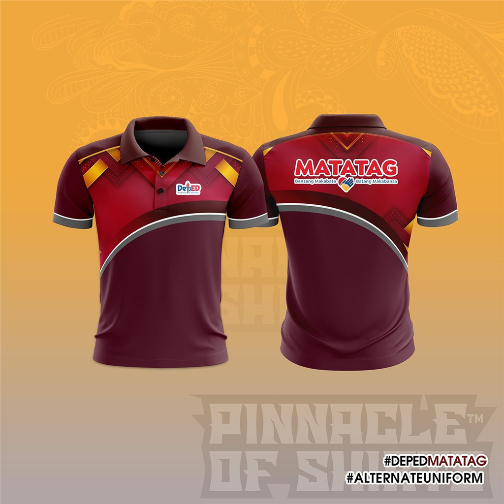 DEPED MATATAG POLO SHIRT UNIFORM FULL SUBLIMATION POLO-Shirt FOR WOMEN ...