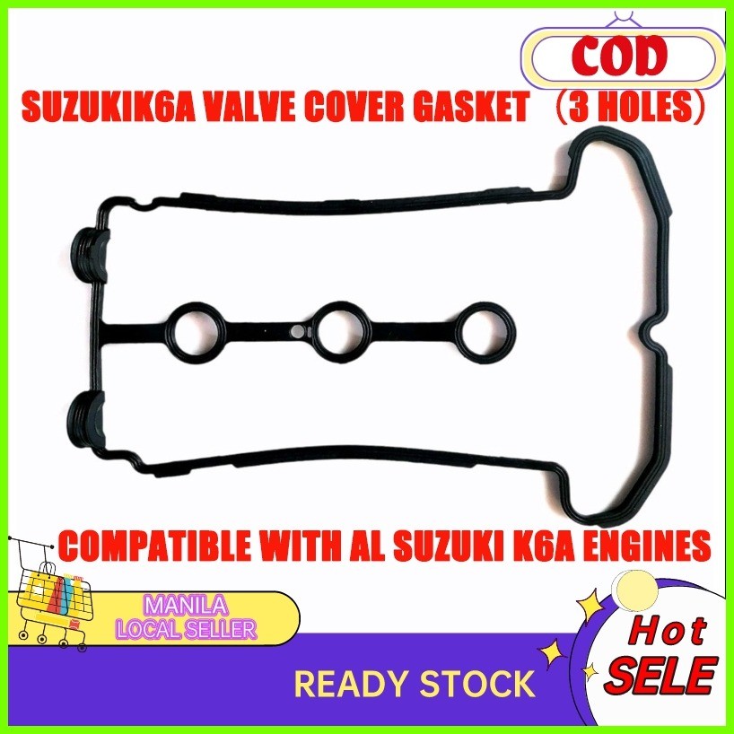 Valve Cover Gasket 3 Holes for Suzuki K6A Engine Multicab/Transformer ...