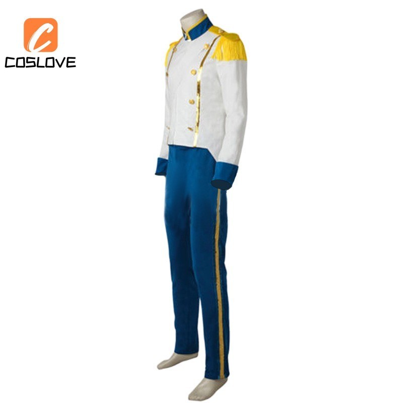 Anime Fairytale The Little Mermaid Prince Eric Cosplay Full Set Costume ...