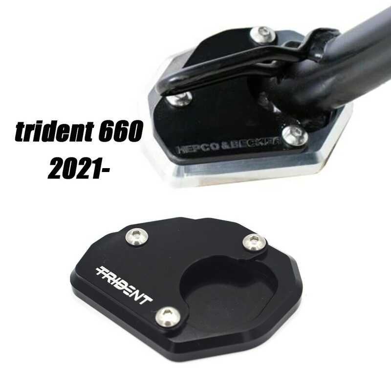 Kickstand Side Stand Extension Enlarge Plate Pad For Triumph Trident ...