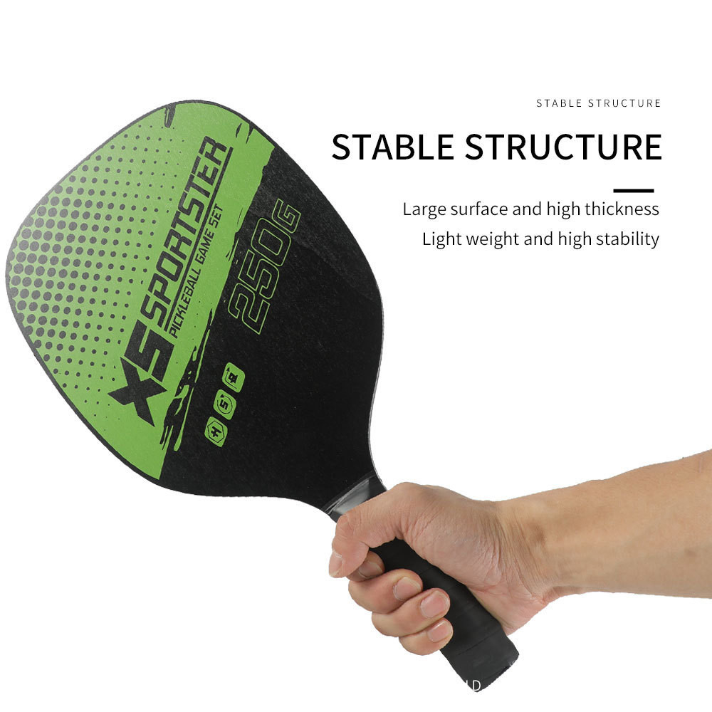 Pickleball Paddles Rackets Set Portable Pickle Paddle Set Of 2 Rackets ...