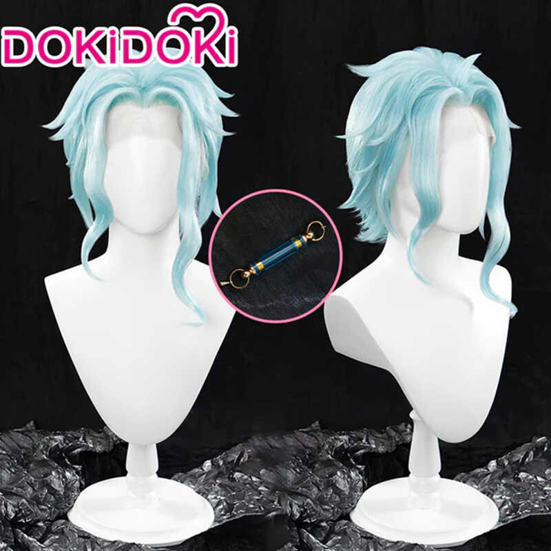Il Dottore Wig Game Genshin Impact Fatui Harbinger Cosplay Wig Dokidoki ...