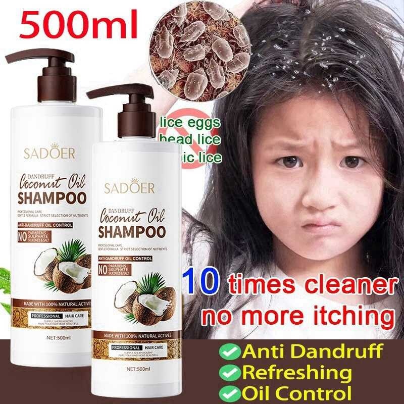 Coconut Anti-Dandruff Oil Control Repair Smooth Shampoo gamit ang Amino Acid Complex Scalp ...