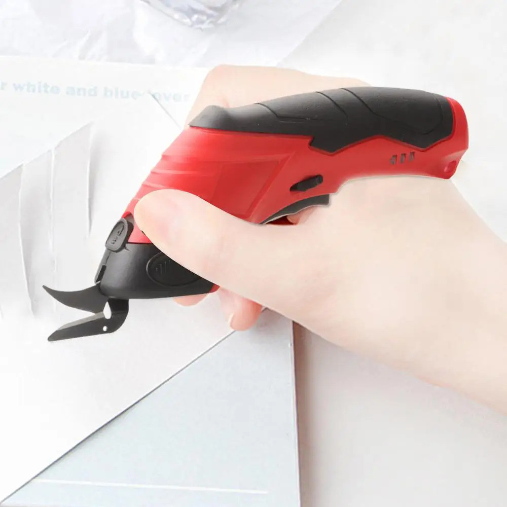 3.6V Handheld Electric Scissors Cordless Fabric Scissors Rechargeable ...