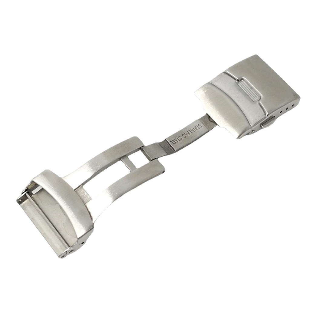 304 Stainless Steel Watch Buckle 18mm 20mm 22mm 24mm Metal Folding ...
