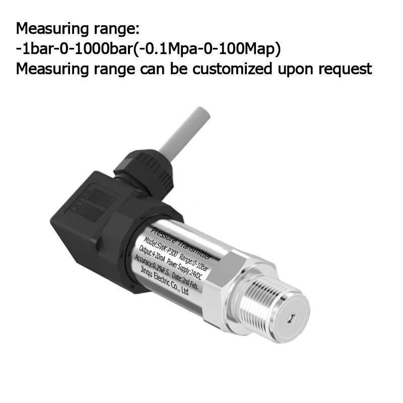 Pressure Transmitter 4 20mA 0-5V 10V RS485 Output -1-1000bar Water Gas Oil Pressure Sensor ...