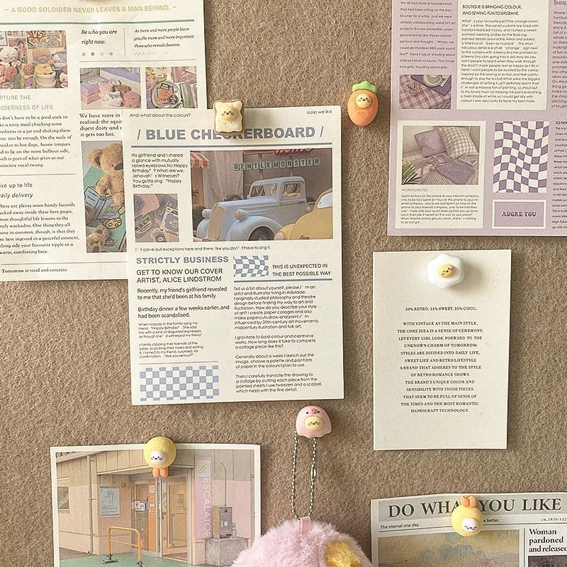 Cute Emoji Pushpin Corkboard Photo Wall Decoration Sticky Notes Push ...