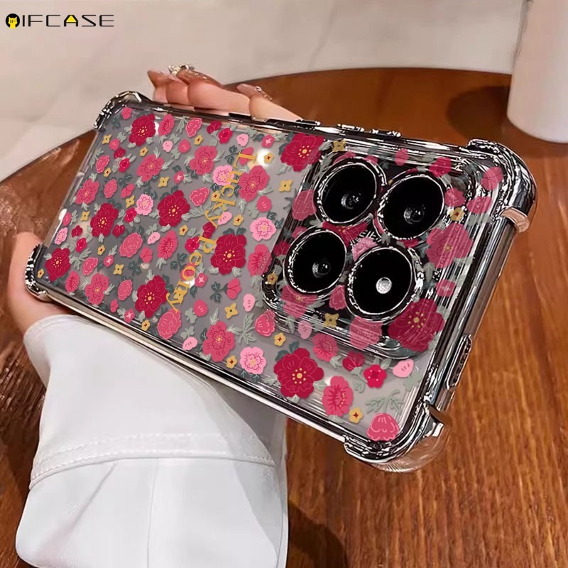 For Redmi Note 13 12 11 11E Pro Max 13R 11S 4G Phone Case Peony Flower ...