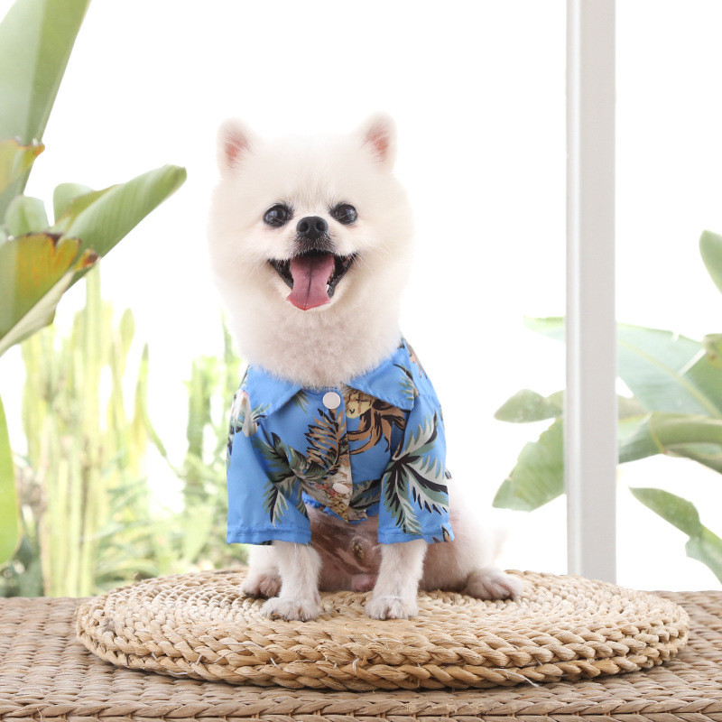 Hawaiian Style Dog Clothes Beach Pineapple Cat Shirt Summer Puppy Pet ...