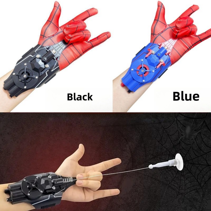 Spider Man Launcher Black Technology Automatic Cable Charging Genuine ...