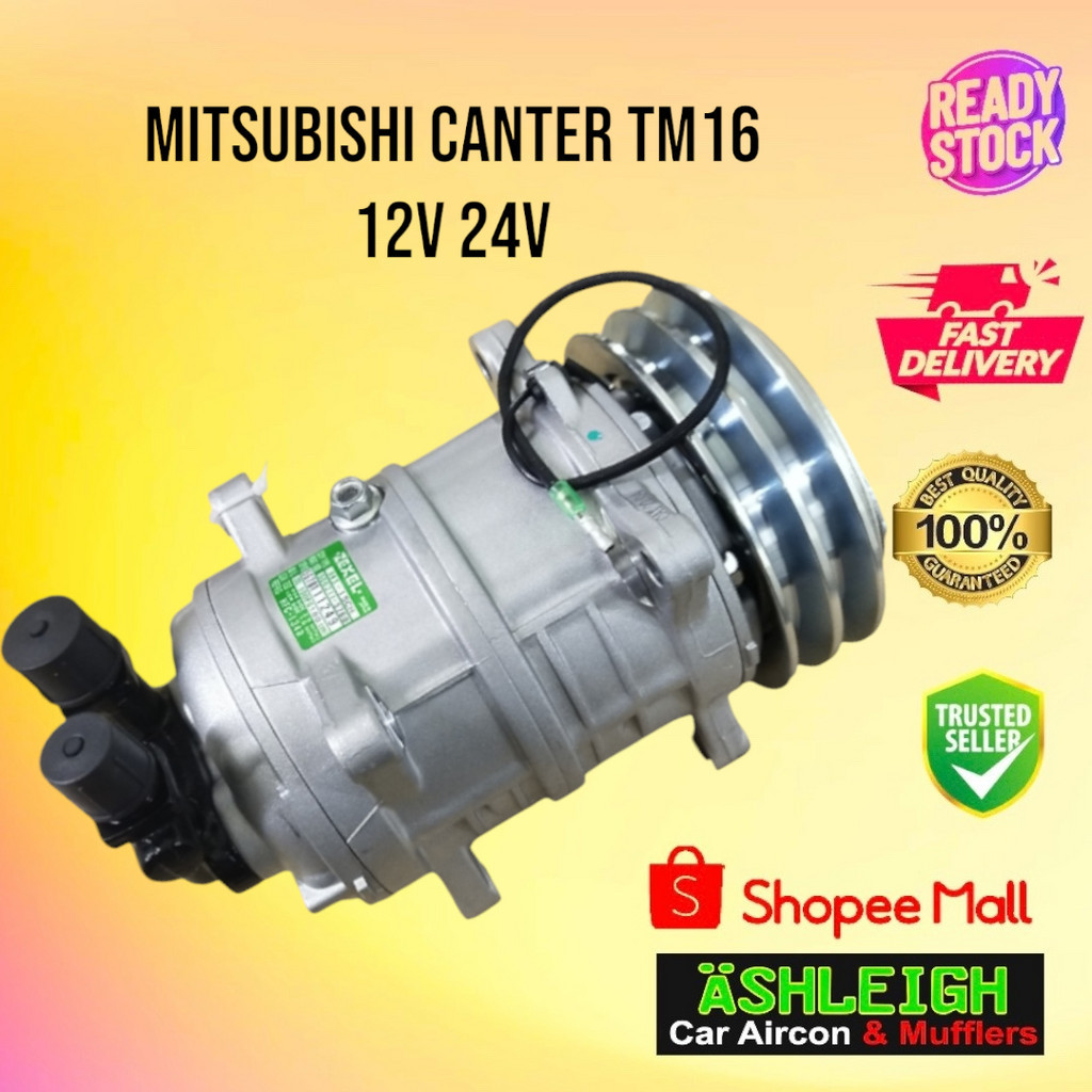 Mitsubishi Canter REF VAN 12v 24v CCI-TM16 Compressor Car Aircon 404 ...