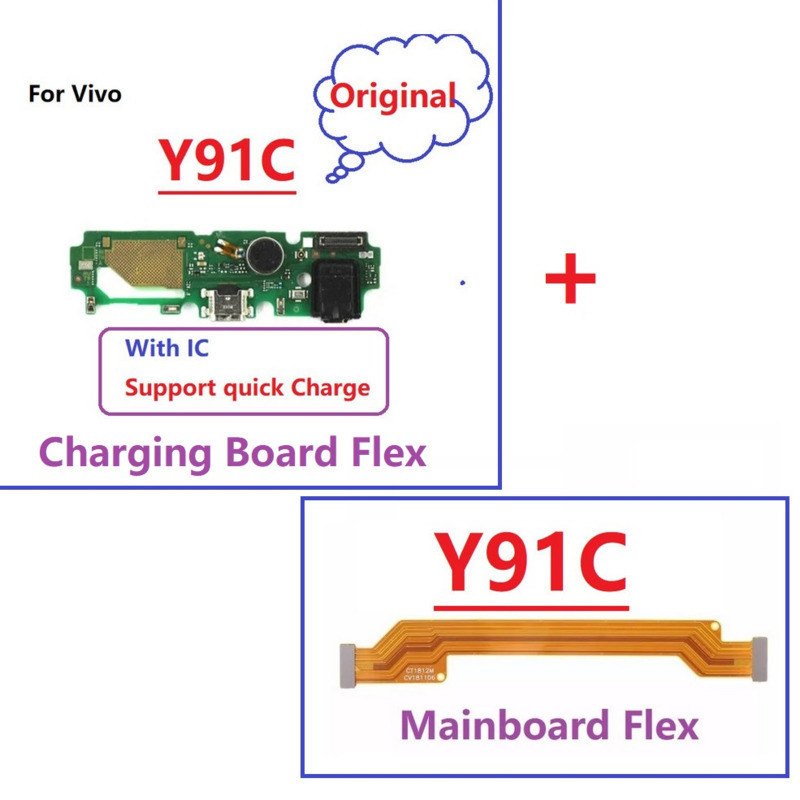 Charger Port With IC Support Quick Charge For Vivo Y91C USB Charging ...