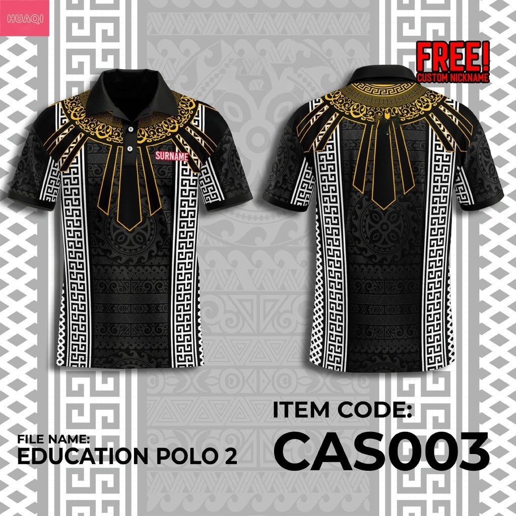 Philippine Ethnic/ Tribal Modern Barong Polo Shirt Polo Shirts High ...
