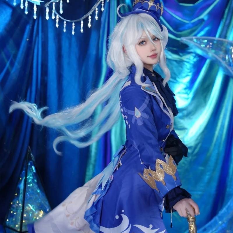 【Wetrose】 Genshin Impact Cosplay Suit Furina De Fontaine God of Justice ...
