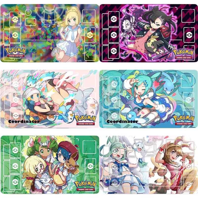 Gaming Mouse Pad Pokemon Ptcg Card Pad Lillie Lisia Serena Dawn Rosa ...