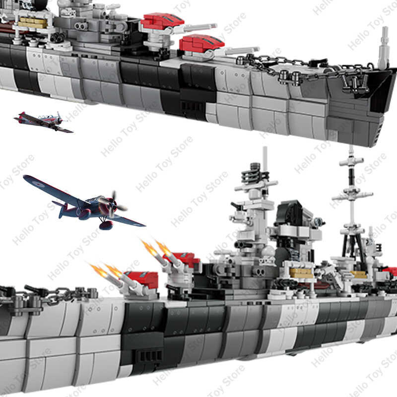 Ww2 German Military Battleship Admiral Hipper Class Cruiser Building ...