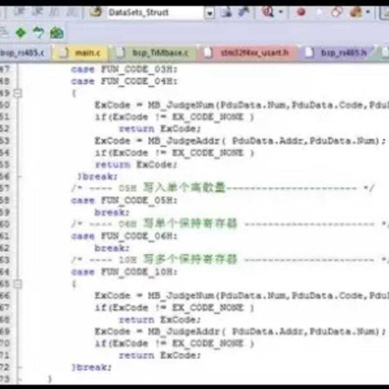 Stm32stm32 Microcontroller Modbus Program Port Rtu Slave Source Code
