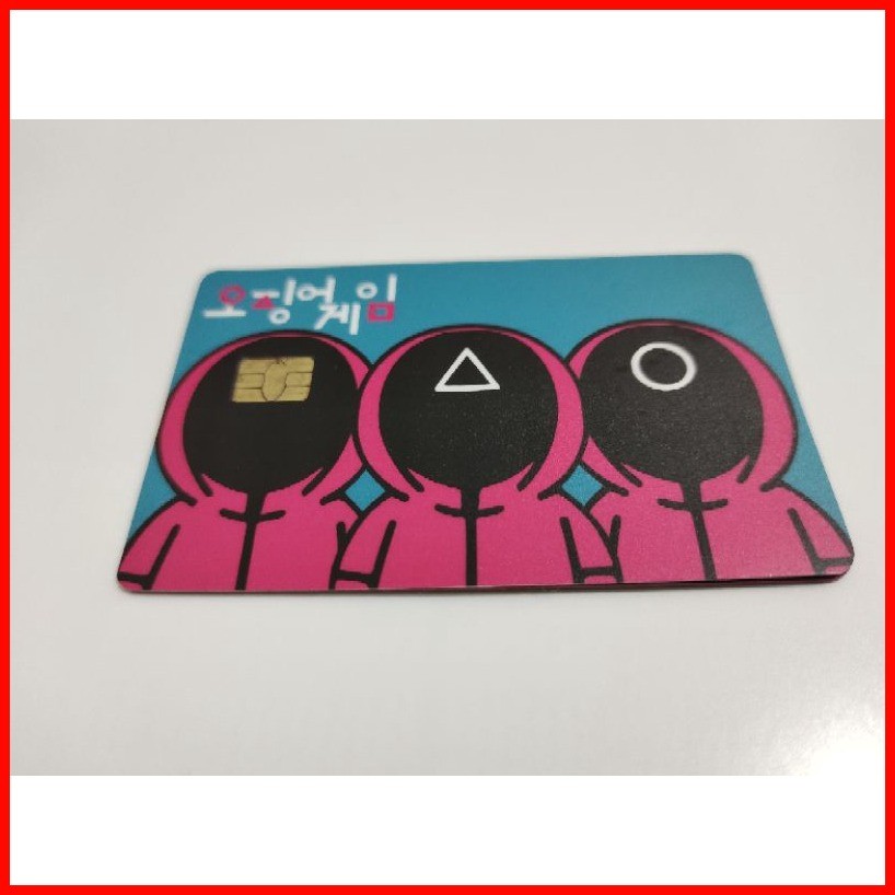 ☂ ☢ ATM/DEBIT CARD STICKER SKIN (SQUID GAME) | Shopee Philippines