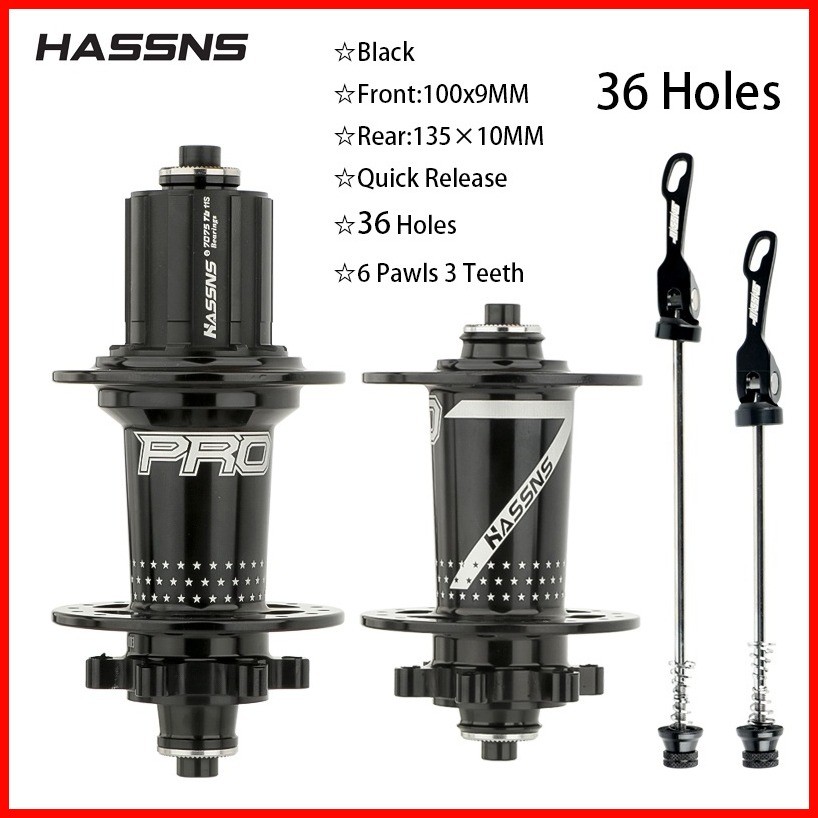 ⭐ ⏗ PRO7 MTB Hub 6 Pawls 3 Teeth 32/36 Holes Ultralight Hub 120 Beeps 4 ...