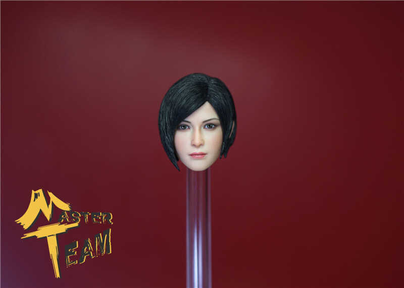 MTTOYS 1/6 Scale Ada Wong Head Carving PVC Female Head Sculpt Fit 12 ...